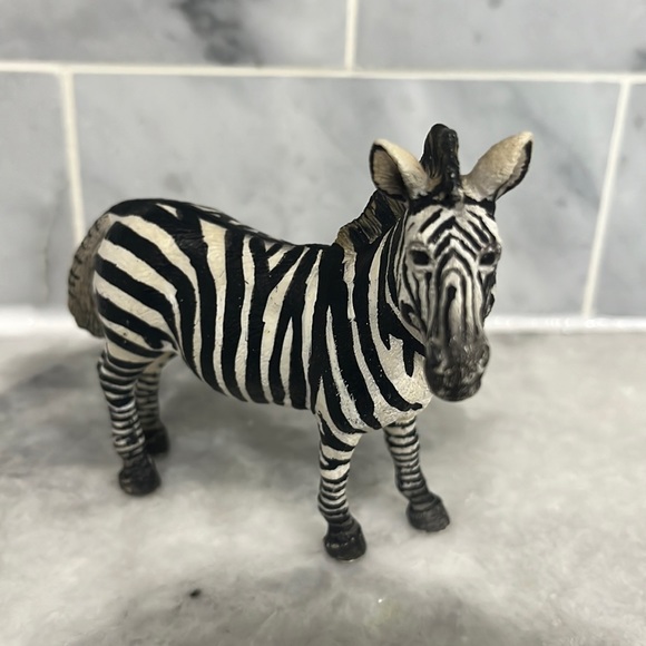 schleich | Toys | Schleich Male Zebra D73527 Animal Figure 208 Stallion ...